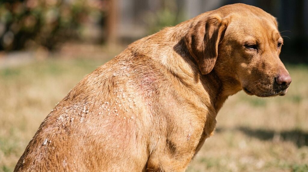 Why Your Dog Has Dry or Flaky Skin - Matching Paws